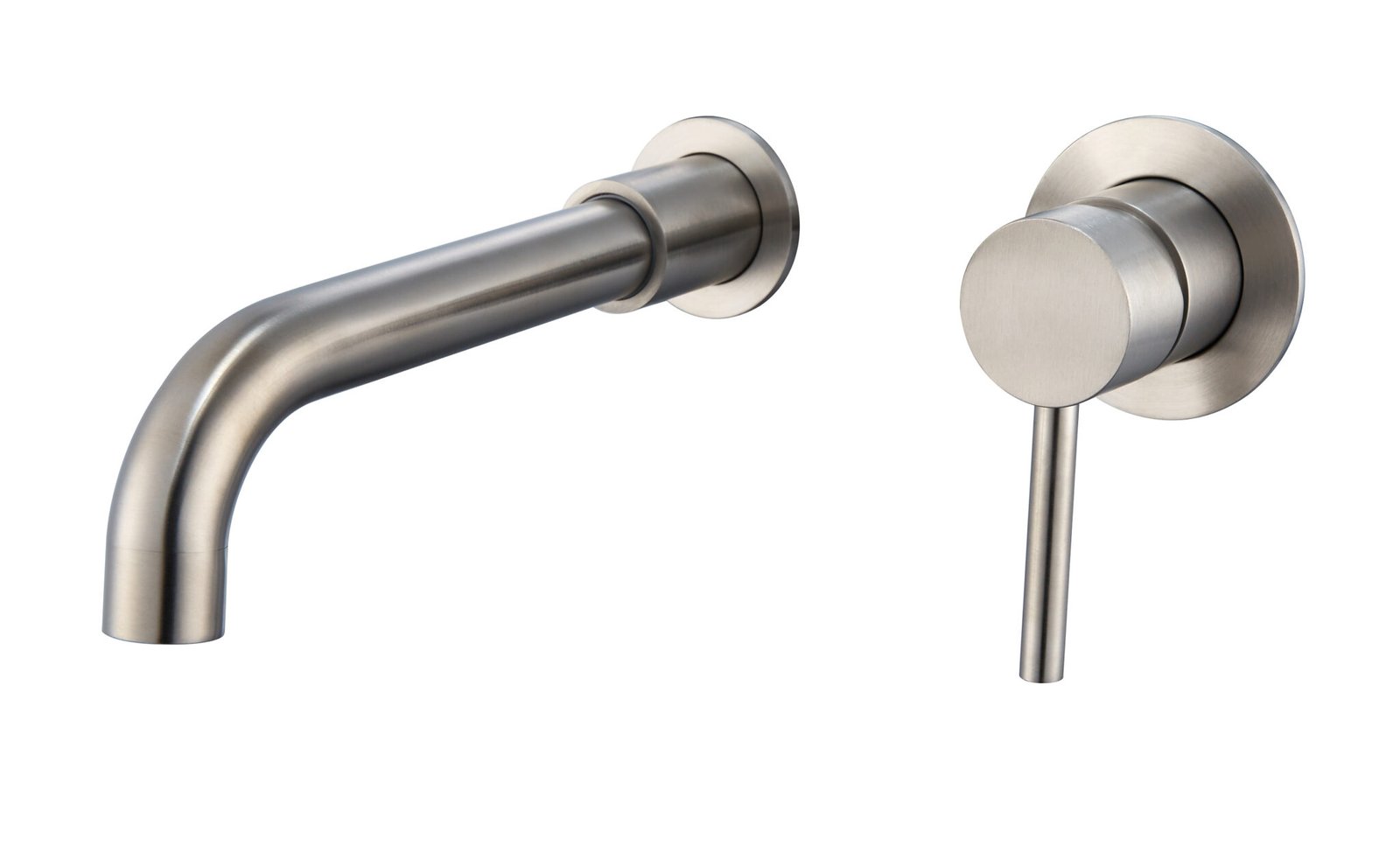 FARC Minimal Wall Mounted Basin Mixer Tap – 2 Hole Single Lever - farc.uk